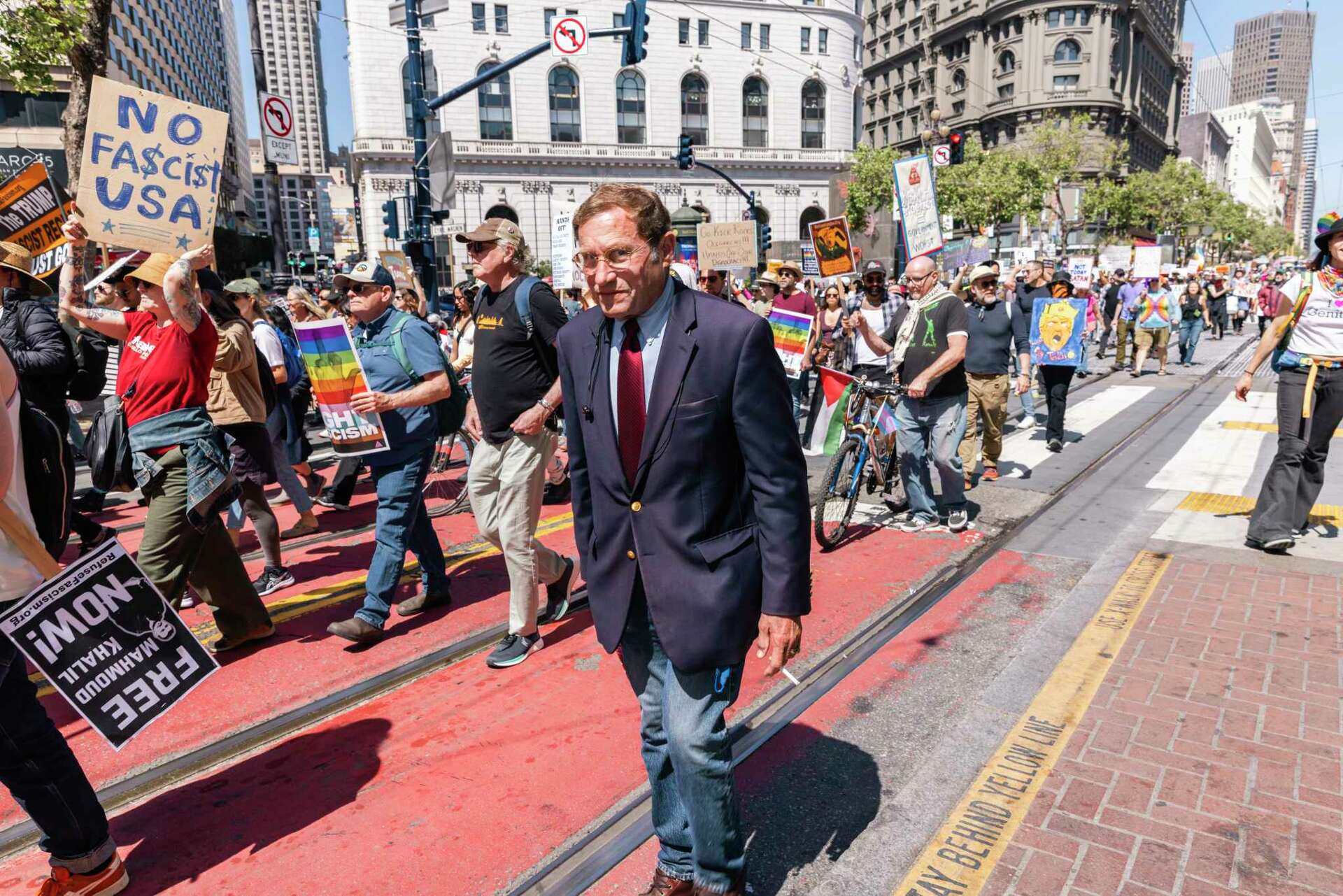 S.F. march unites drag queens, educators and immigrants to defy Trump