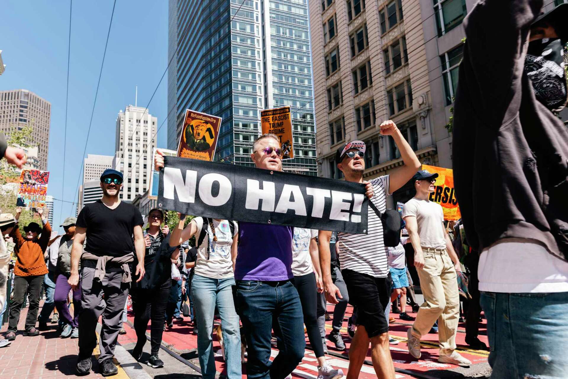 S.F. march unites drag queens, educators and immigrants to defy Trump