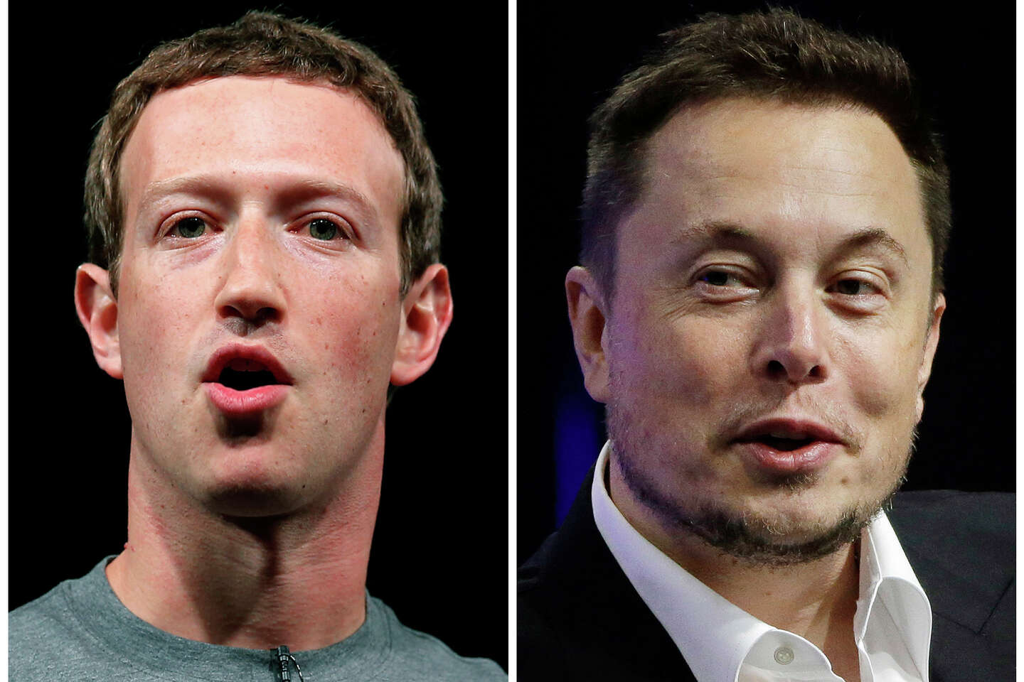 Zuckerberg, Musk mocked in satirical street messages in Silicon Valley