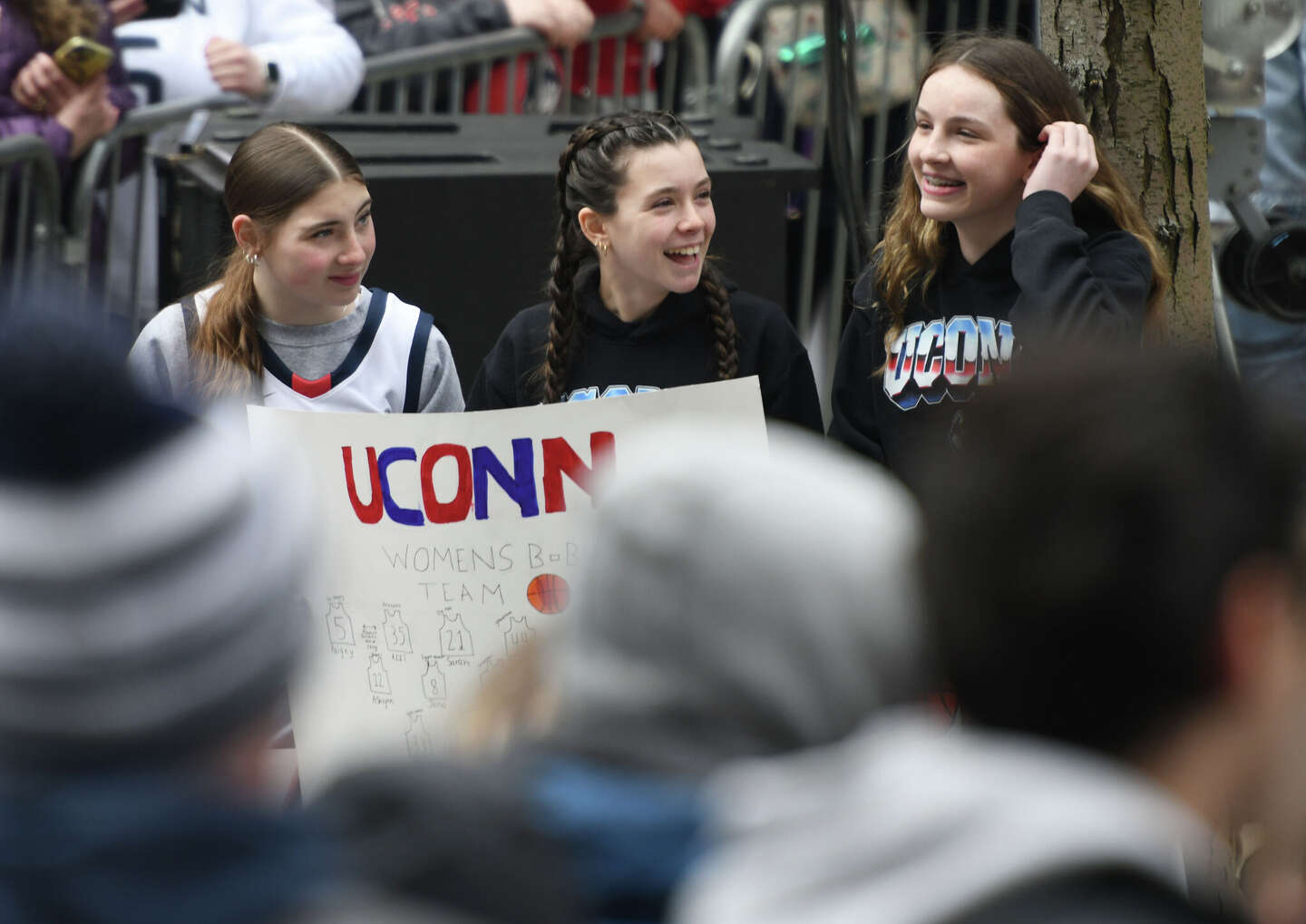 UConn women's basketball fans celebrate NCAA title with parade