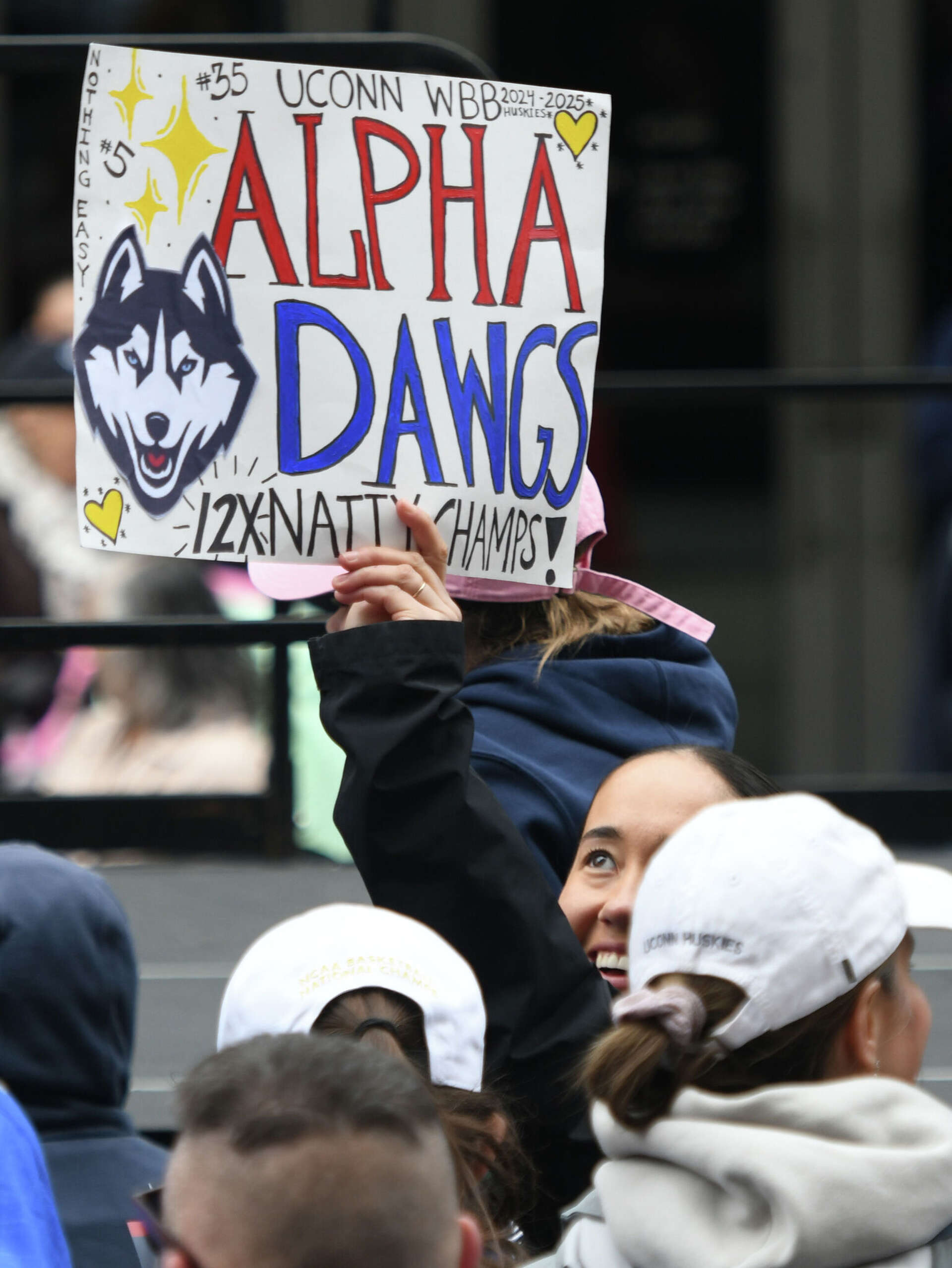 UConn women's basketball fans celebrate NCAA title with parade