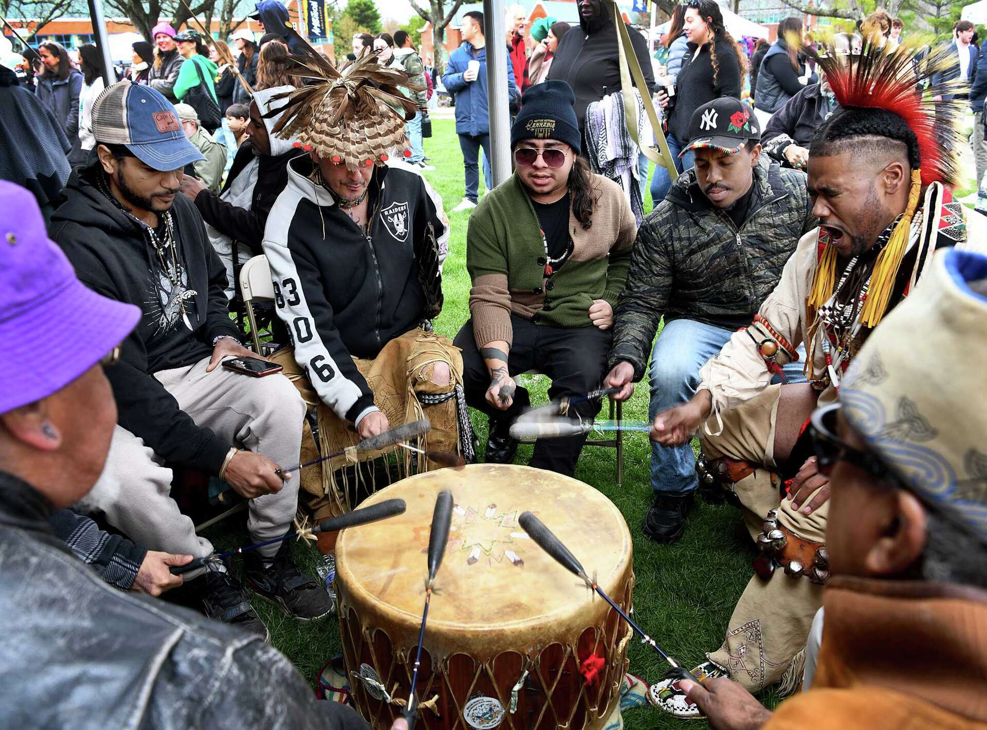 Photos: Quinnipiac University hosts its first powwow