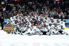 Western Michigan wins first NCAA Frozen Four title, beats Boston