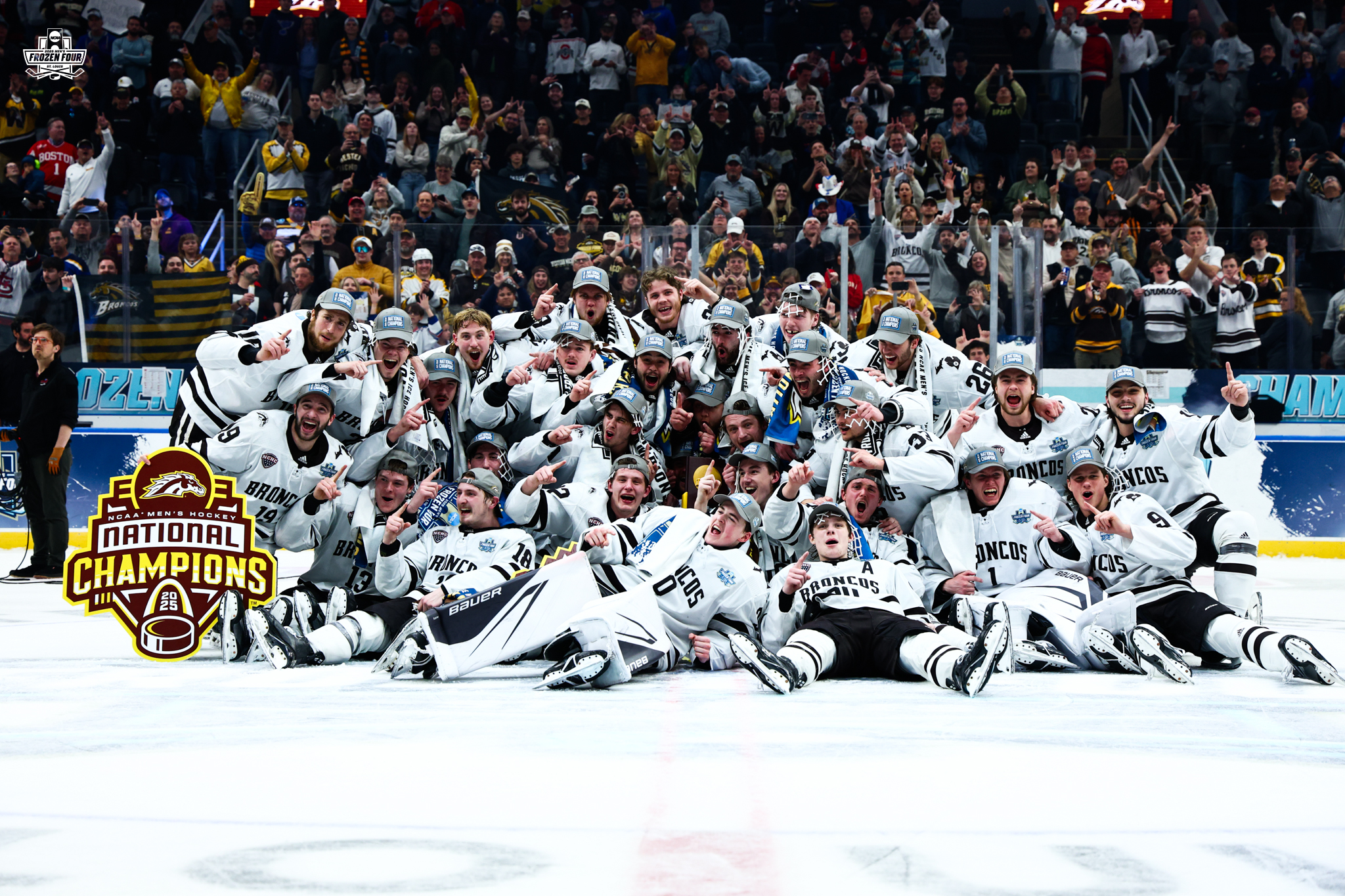 Western Michigan wins first NCAA Frozen Four title, beats Boston