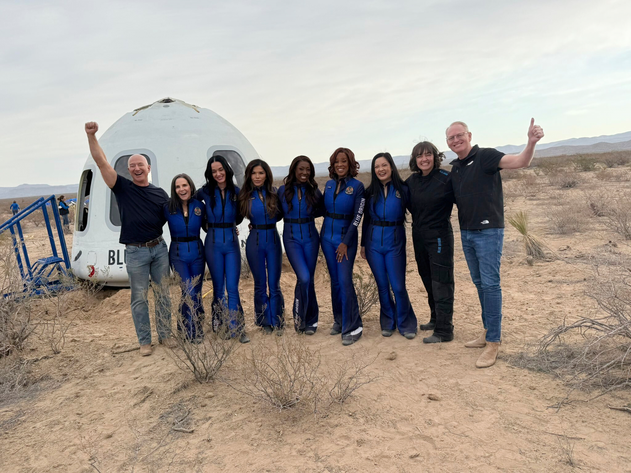 Blue Origin flight sparks questions over cost, space suits