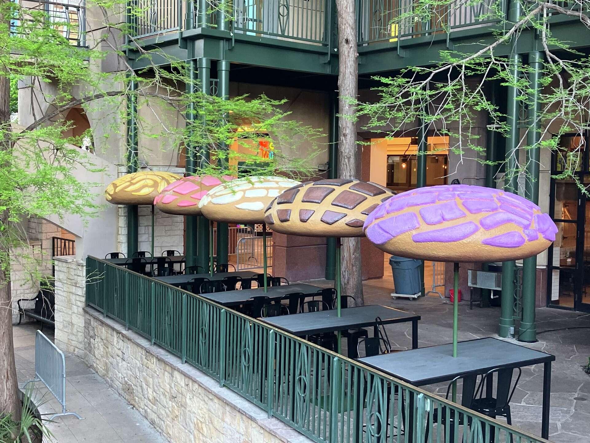 Giant concha sculptures bring color, culture to the River Walk