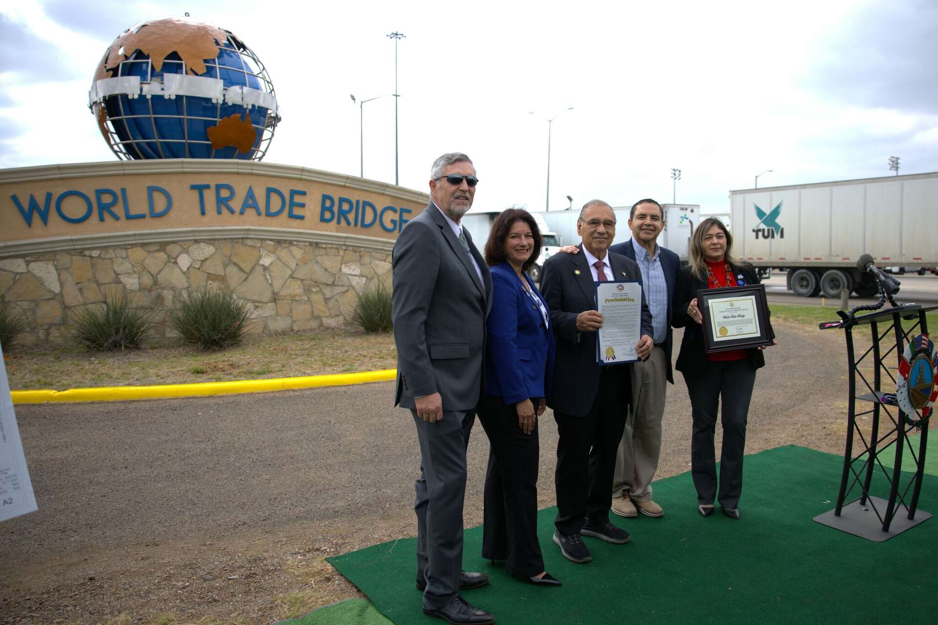 Laredo leaders celebrate 25 years of World Trade Bridge, eye expansion