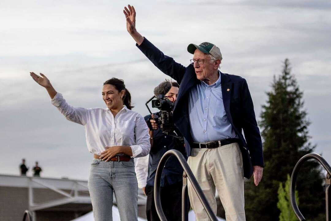 Bernie Sanders, AOC draw thousands to red California district