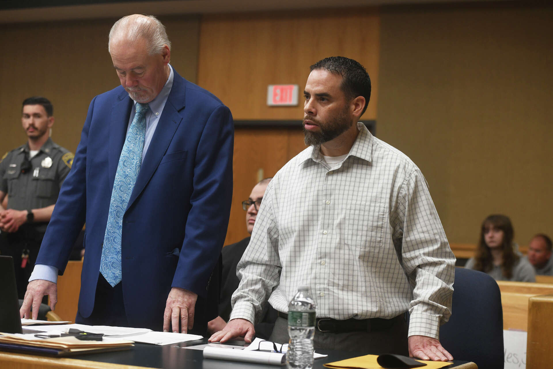 Jose Morales testifies at trial that intruders killed Ansonia mom