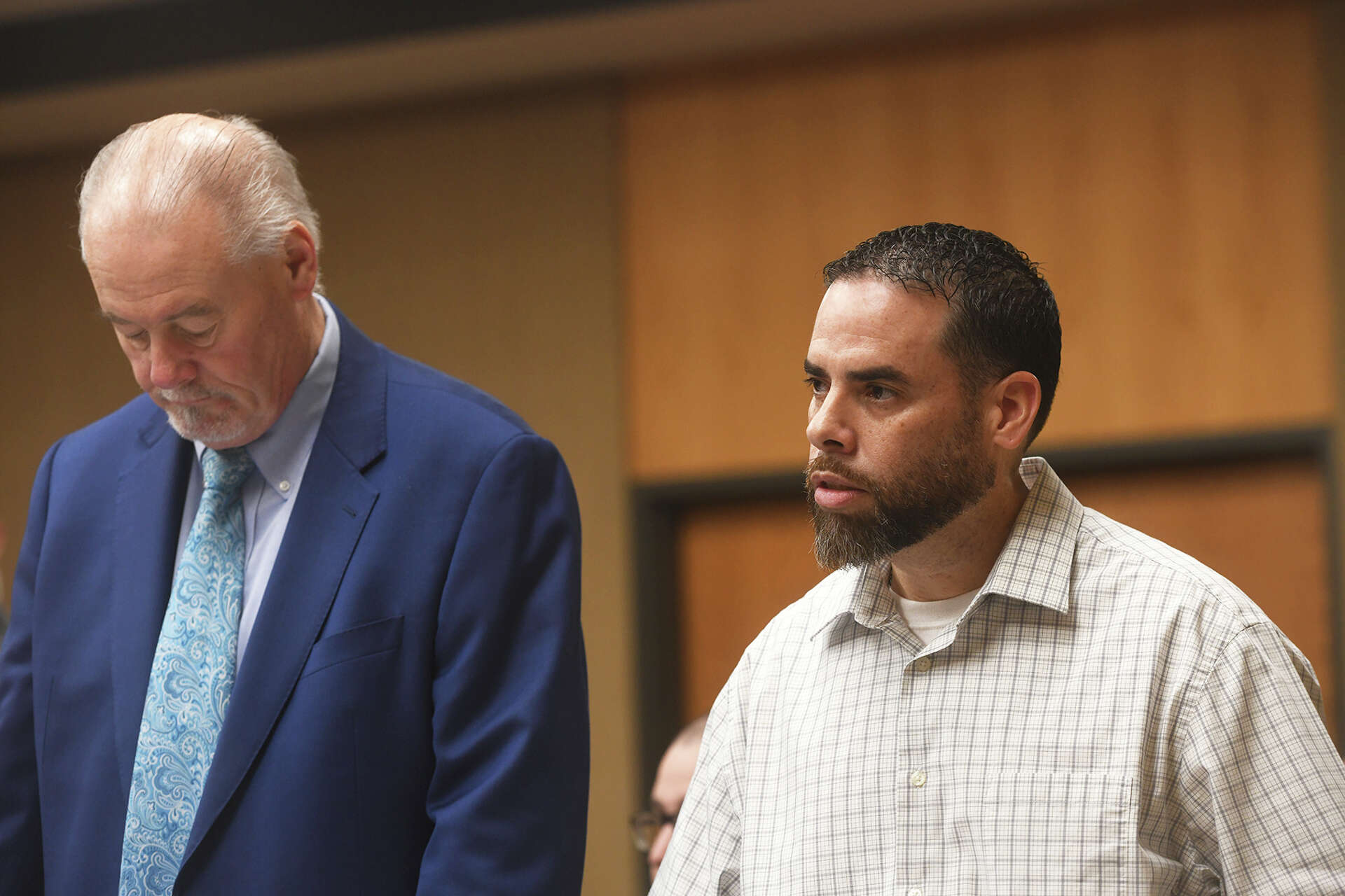 Jose Morales testifies at trial that intruders killed Ansonia mom