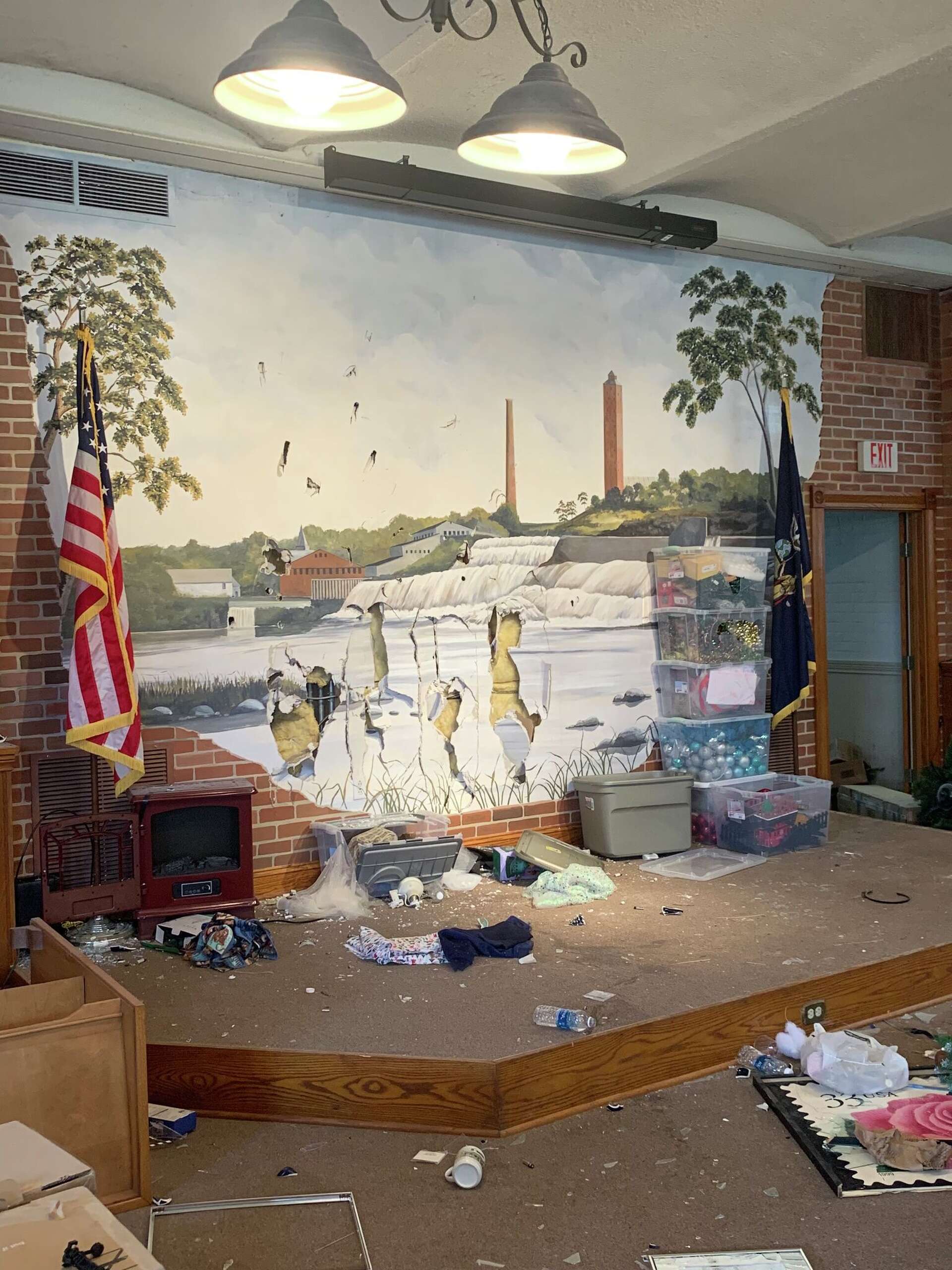Over $100K in damage after alleged vandals devastate upstate museum