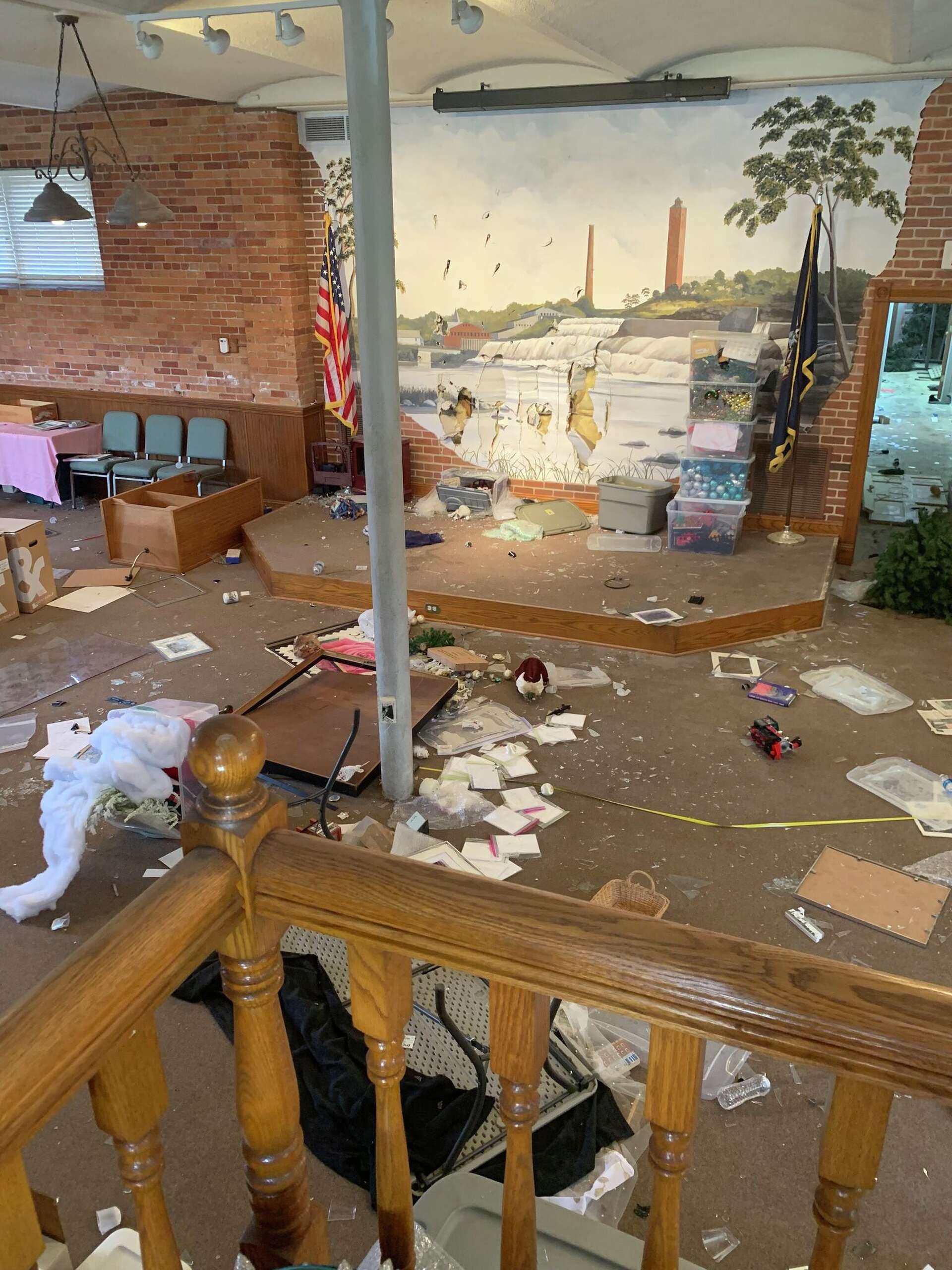 Over $100K in damage after alleged vandals devastate upstate museum