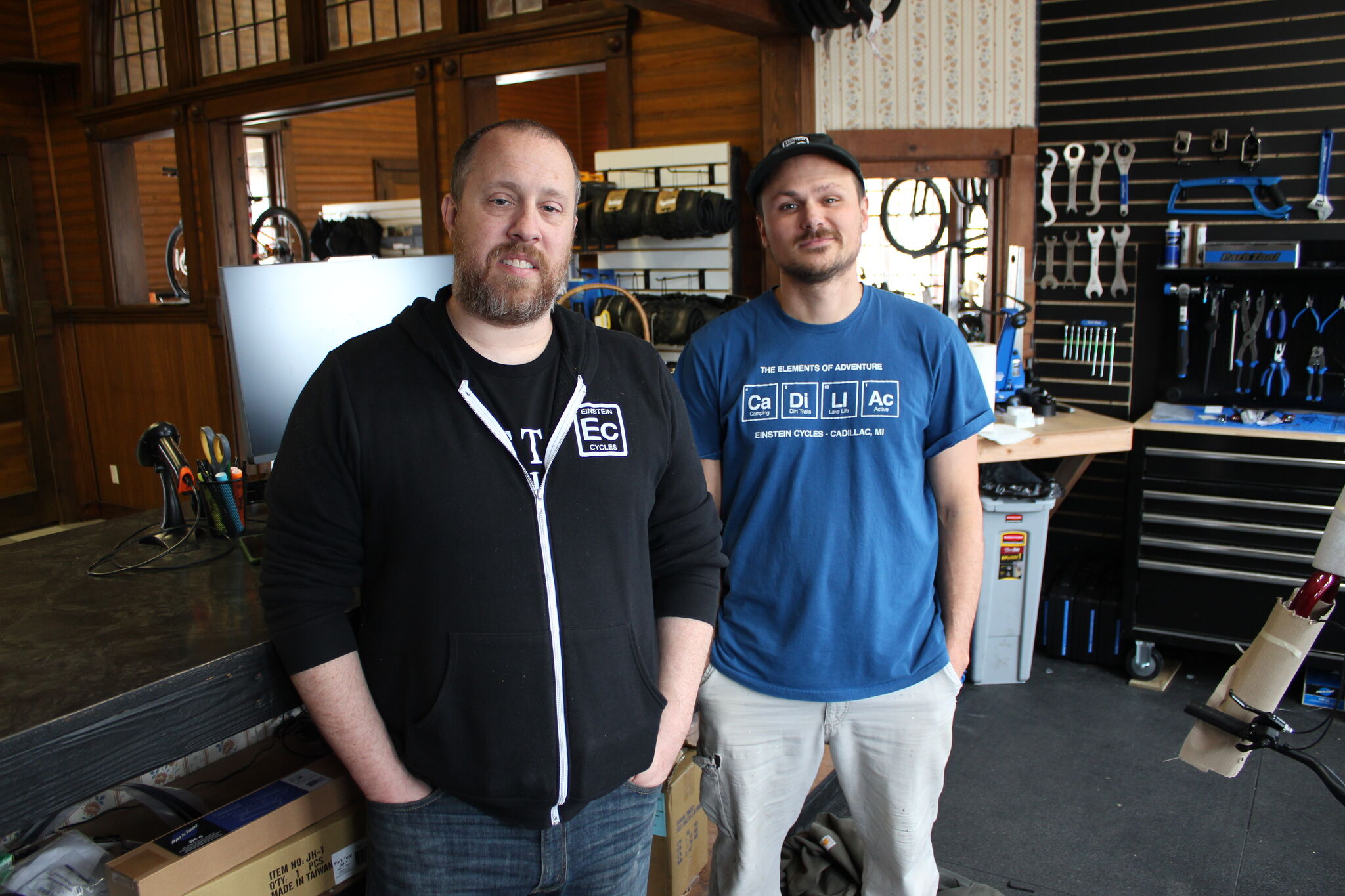 Einstein Cycles now open in historic Big Rapids Michigan depot
