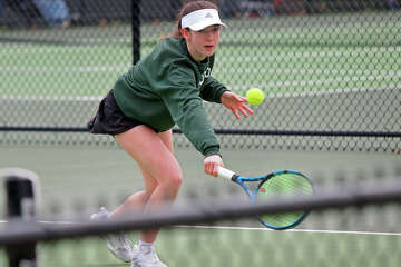 Photos of the Amity vs. Guilford high school girls tennis match