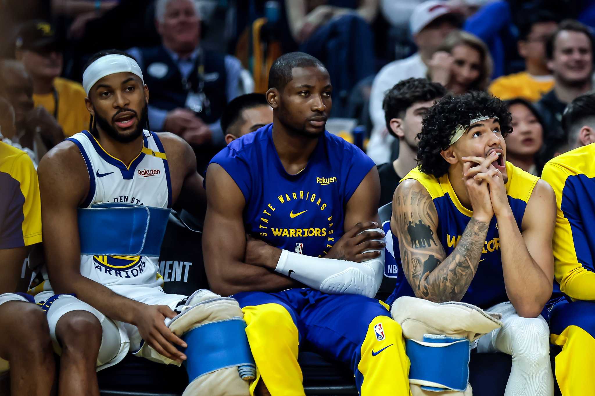 Will Warriors’ forward Jonathan Kuminga have a role in the playoffs?