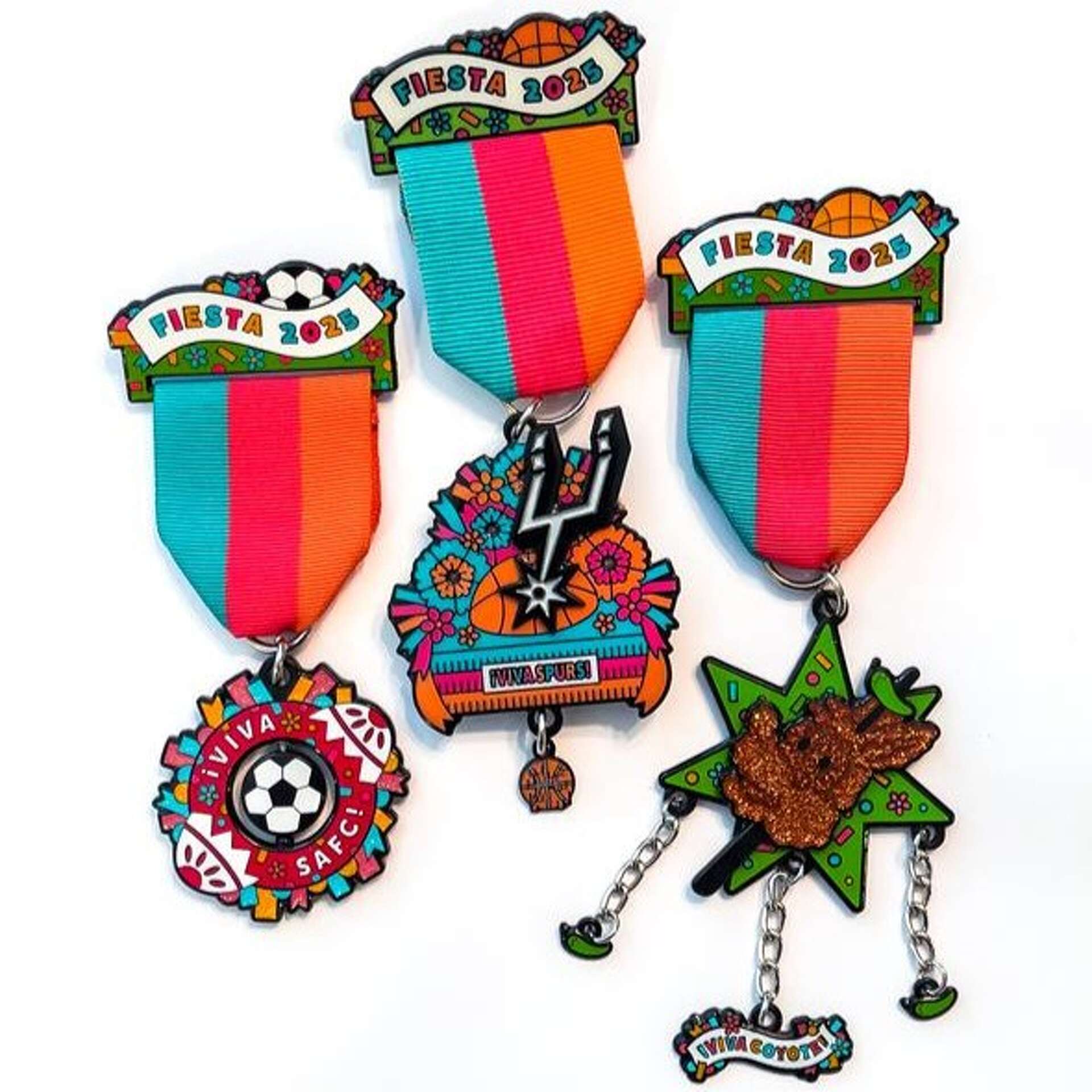 Spurs Fiesta medals 2025 support community with new designs