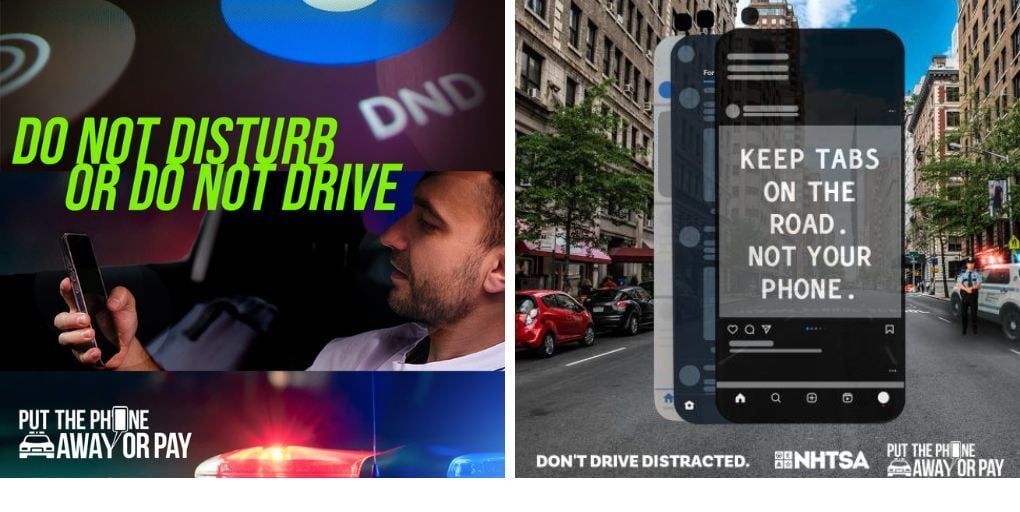 NHTSA: Put The Phone Away Or Pay Campaign
