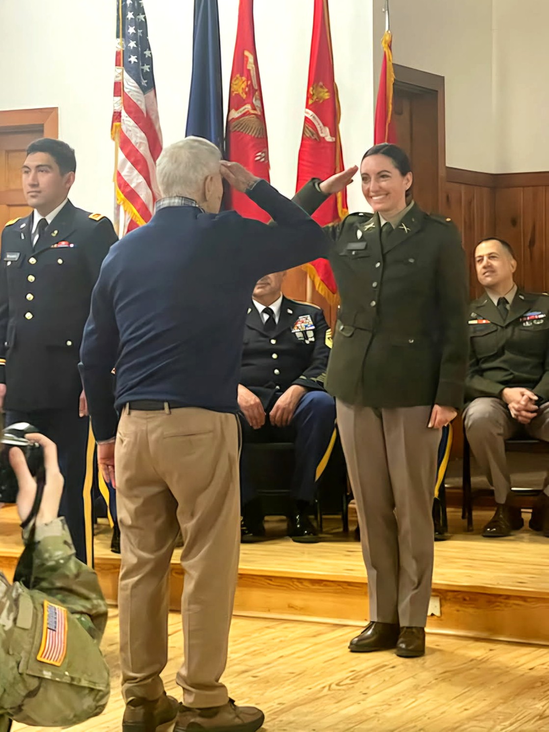 Big Rapids veteran takes pride in granddaughter's OCS graduation