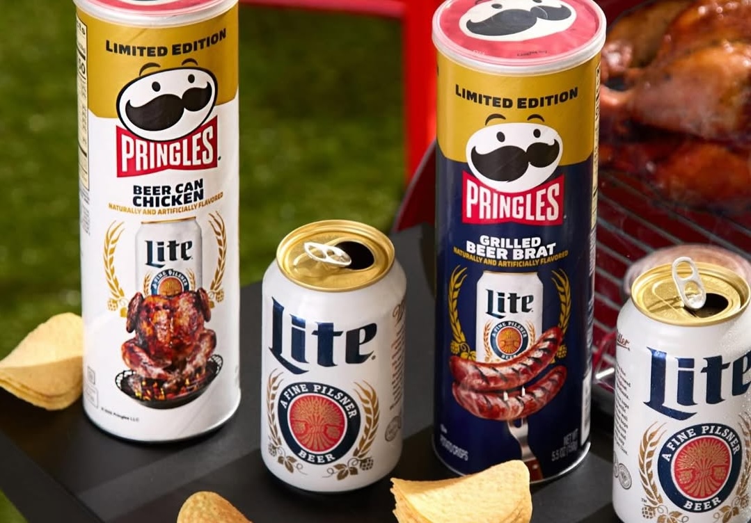 Pringles, Miller Lite unveil beer-infused BBQ crisps for summer