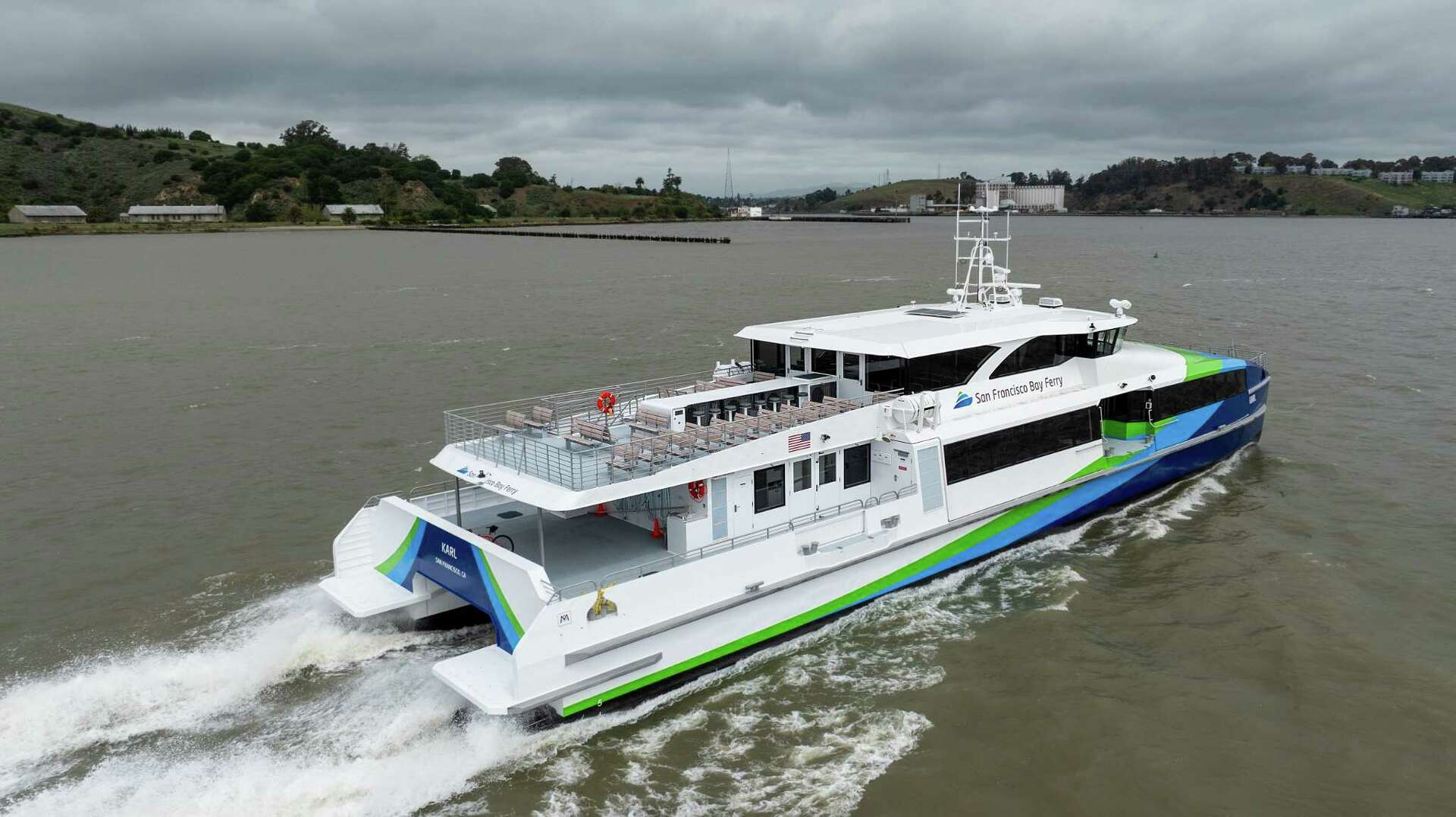 The Bay Area has an ultramodern new ferry. Meet ‘Karl the boat’