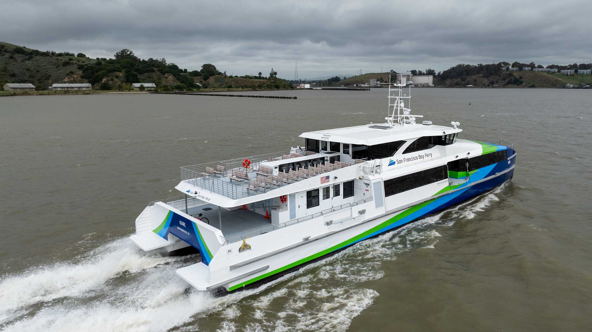 The Bay Area has an ultramodern new ferry. Meet ‘Karl the boat’