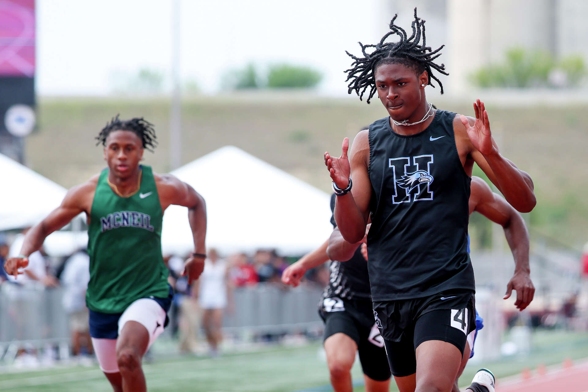 Smithson Valley's Mia Perez claims three regional track gold medals