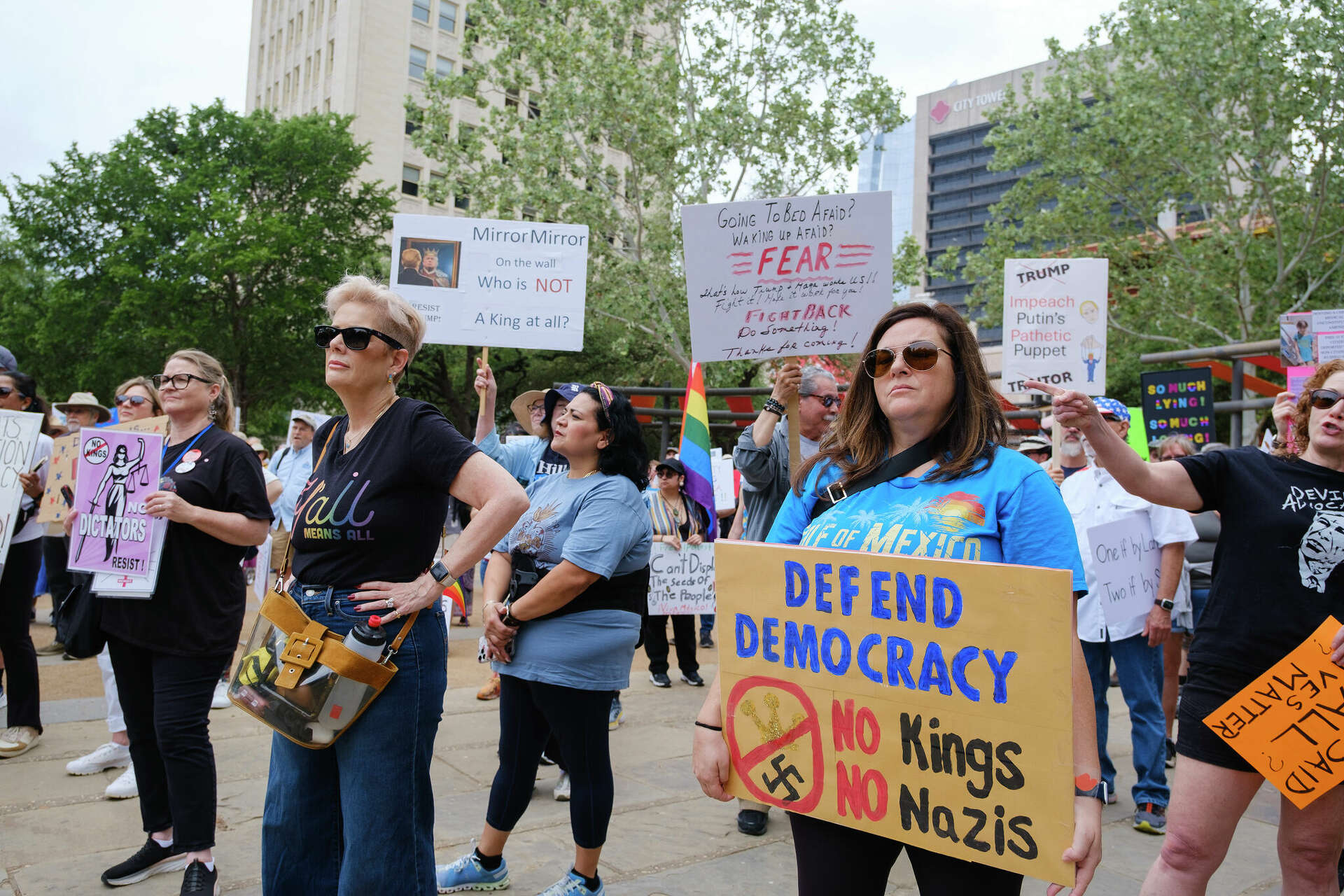 More than a 1,000 protest in San Antonio as part of 50501 movement