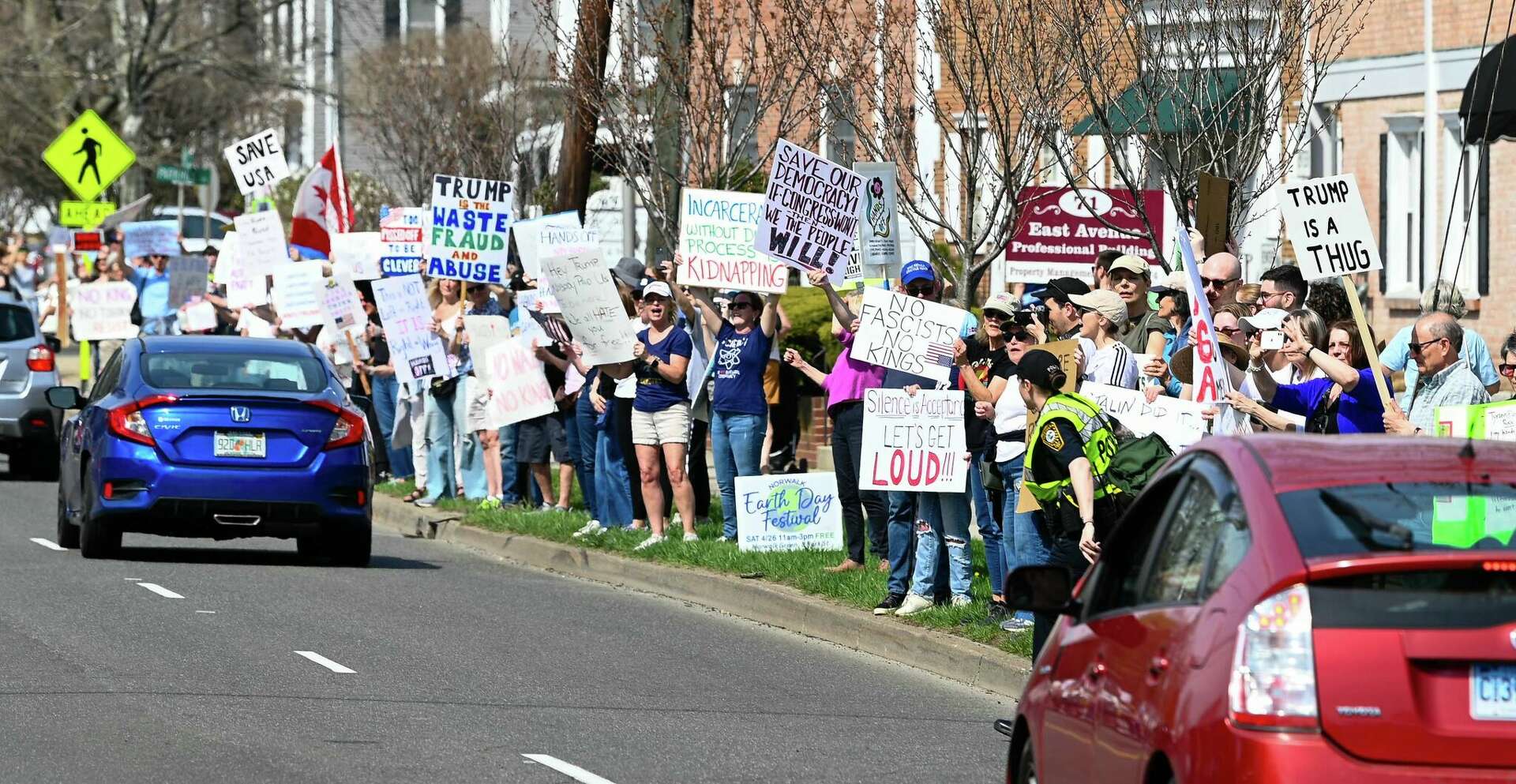 CT protests rally against Trump Saturday as 50501 movement continues