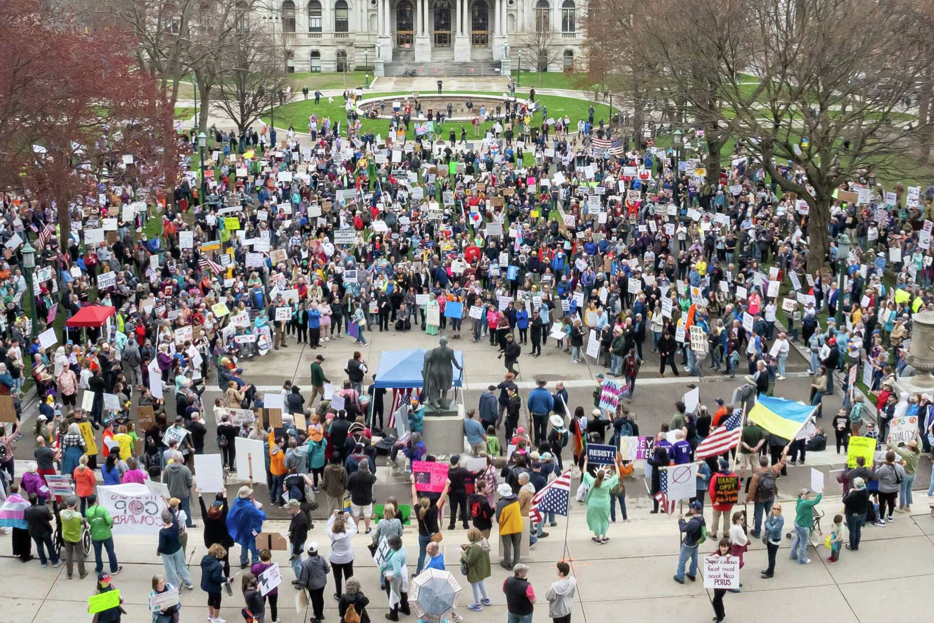 Anti-Trump protests continue in Albany, Troy, Saratoga Springs