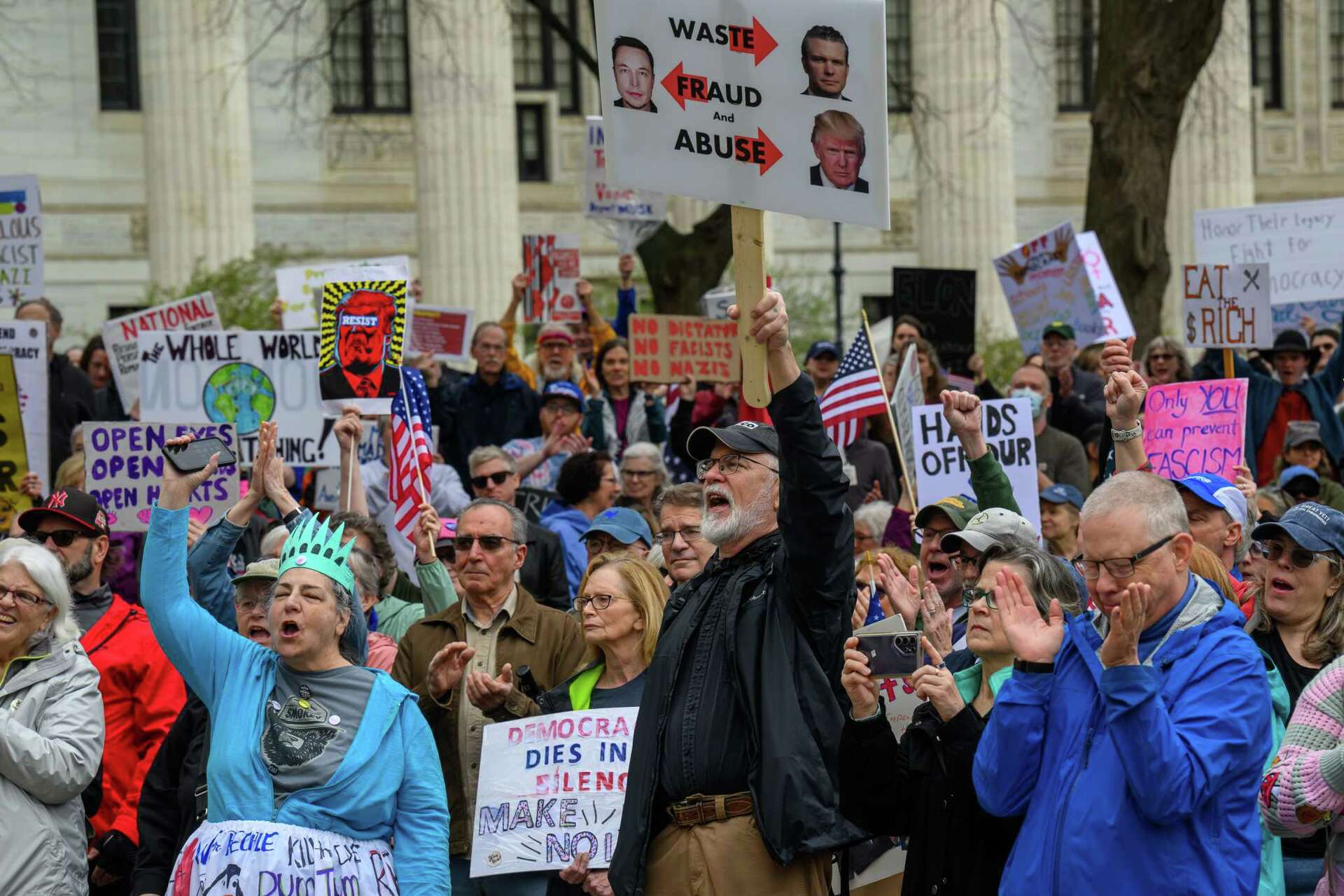Anti-Trump protests continue in Albany, Troy, Saratoga Springs