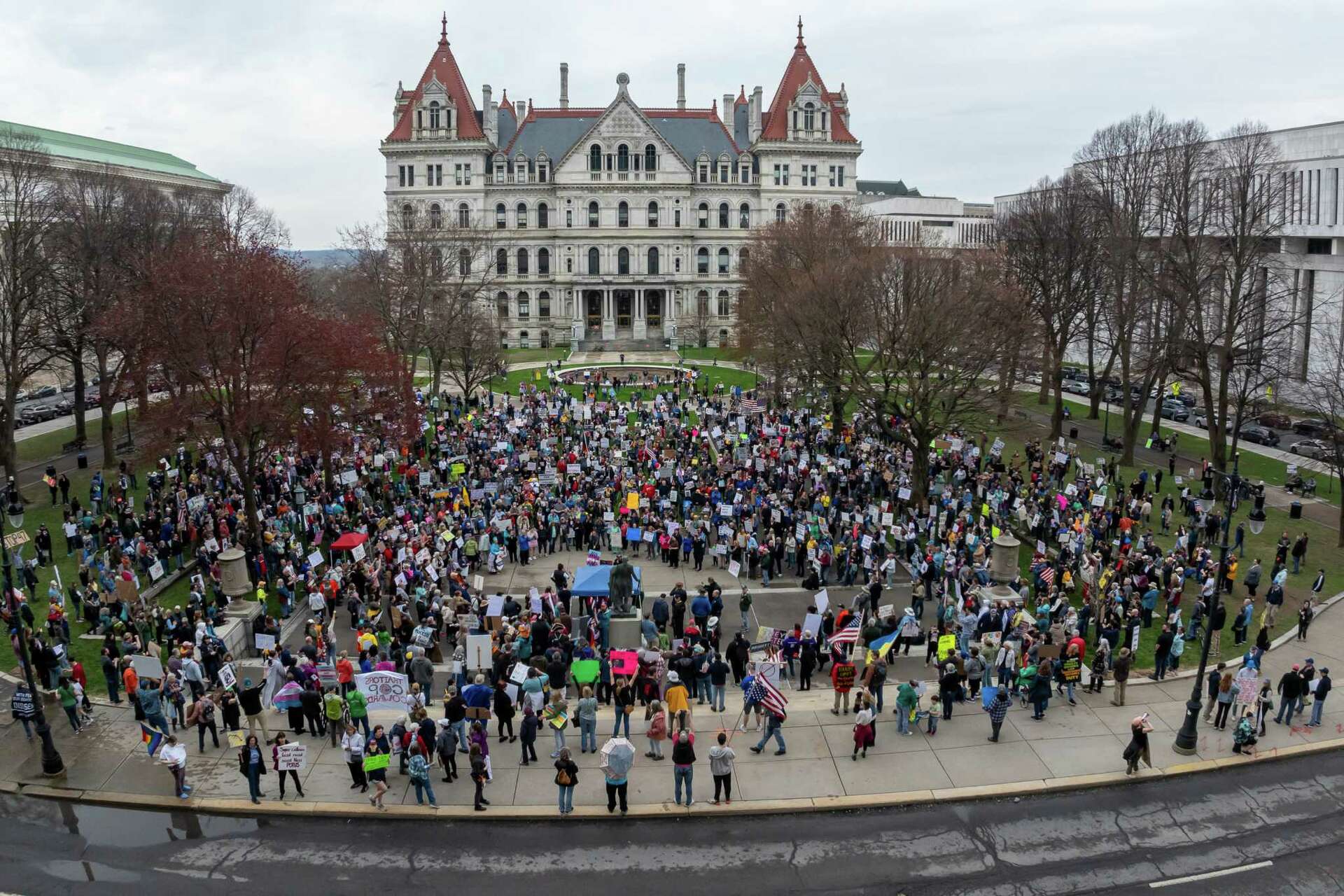 Anti-Trump protests continue in Albany, Troy, Saratoga Springs