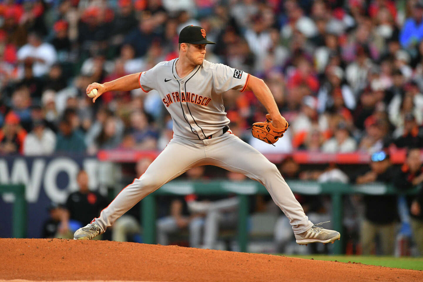 Giants beat Angels 3-2 as Landen Roupp earns win despite two Trout HRs