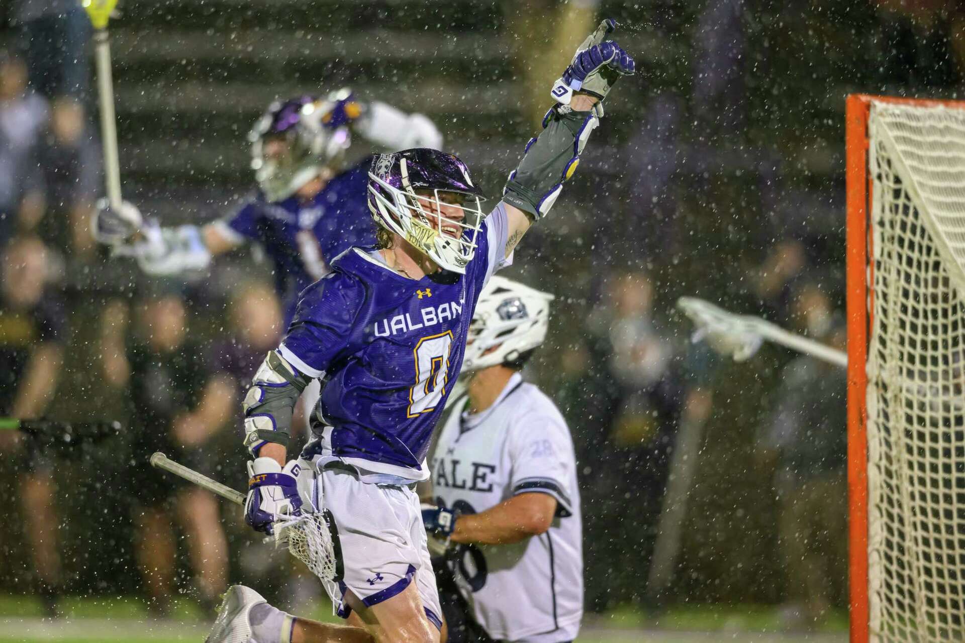 UAlbany men's lacrosse pulls out overtime win over Yale