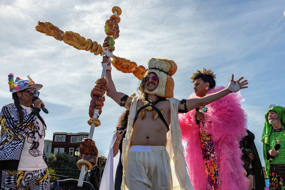 Bison-straddling Wild West Jesus crowned this year's Hunky Jesus in SF