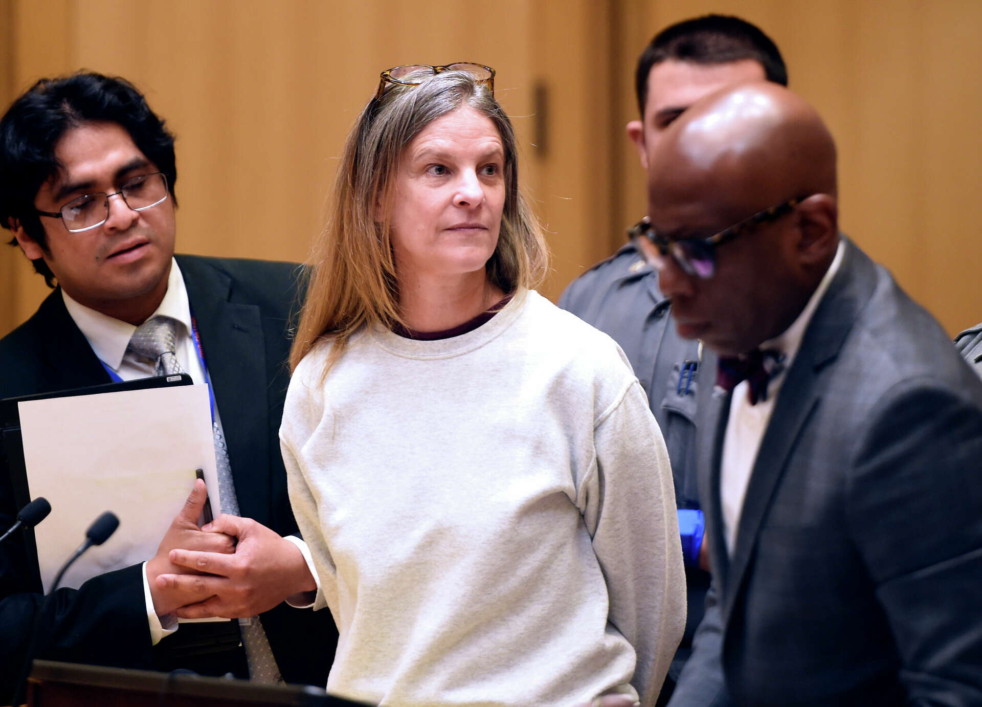 Michelle Troconis appears in court for contempt charge in Dulos trial