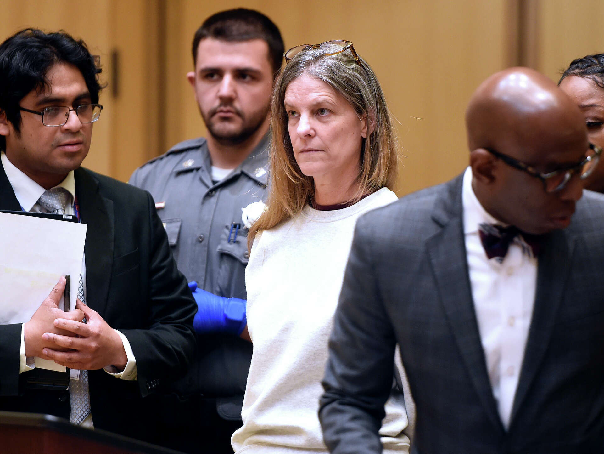 Michelle Troconis appears in court for contempt charge in Dulos trial