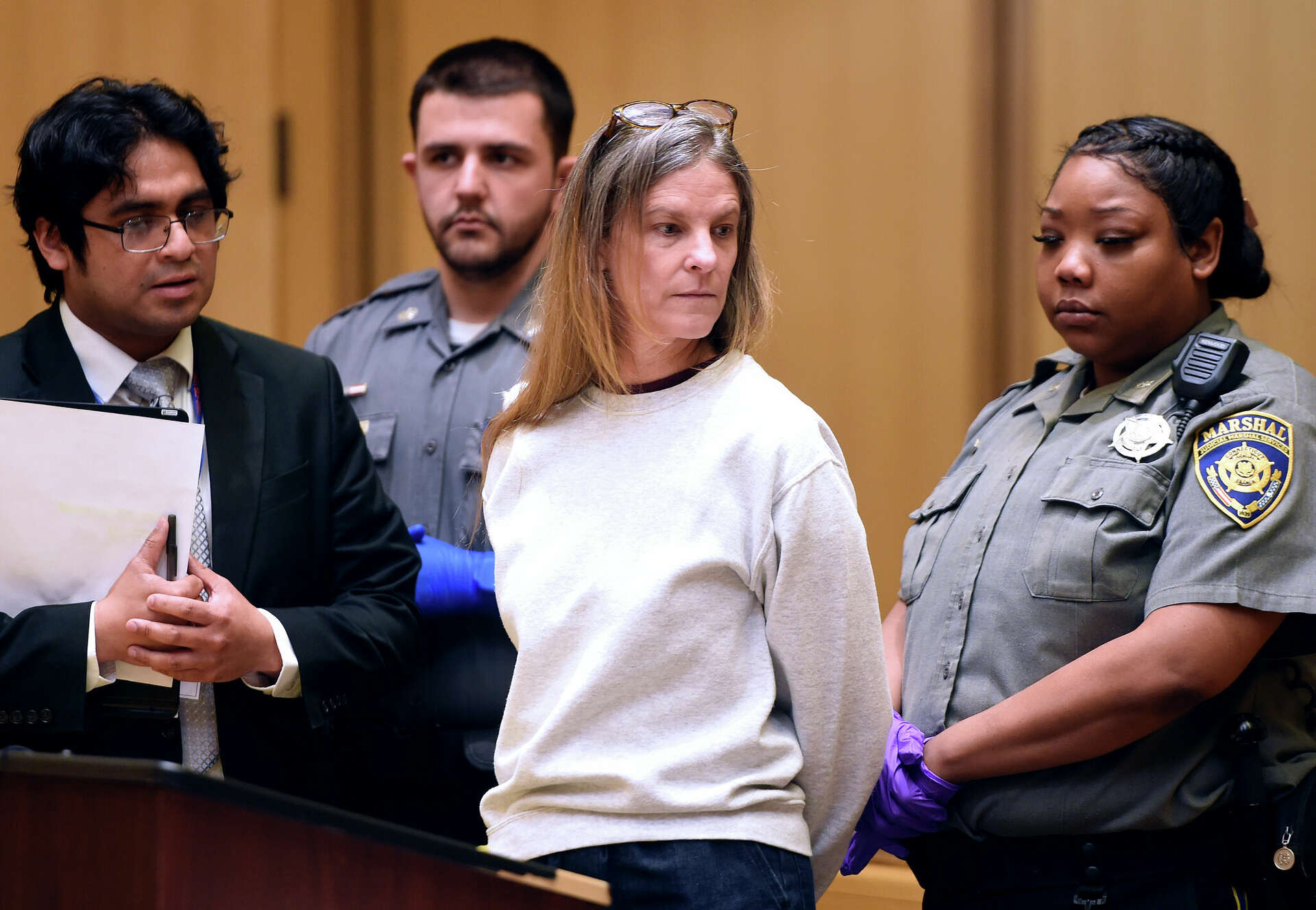 Michelle Troconis appears in court for contempt charge in Dulos trial