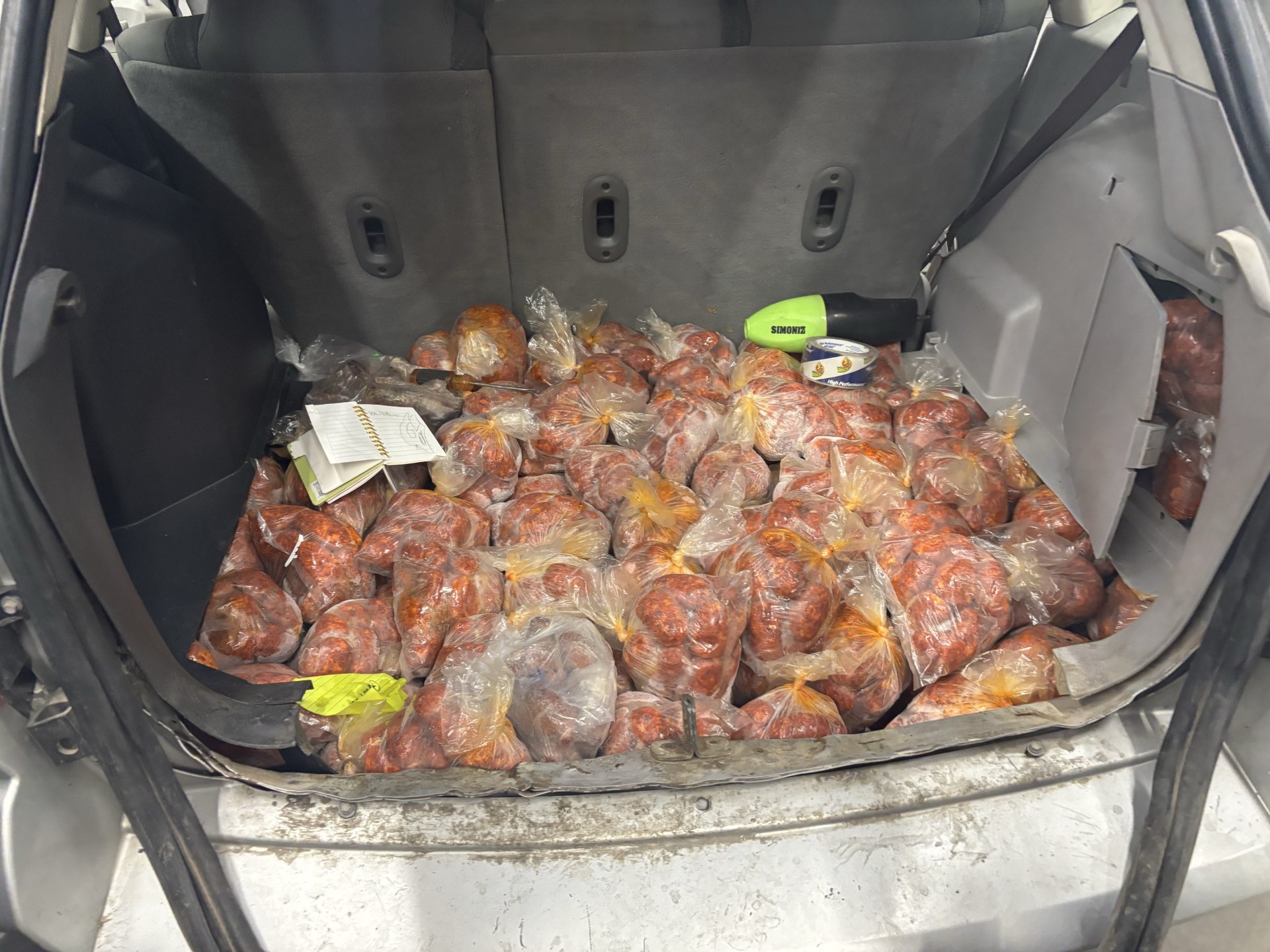 Laredo CBP officers seize over 260 pounds in prohibited pork items