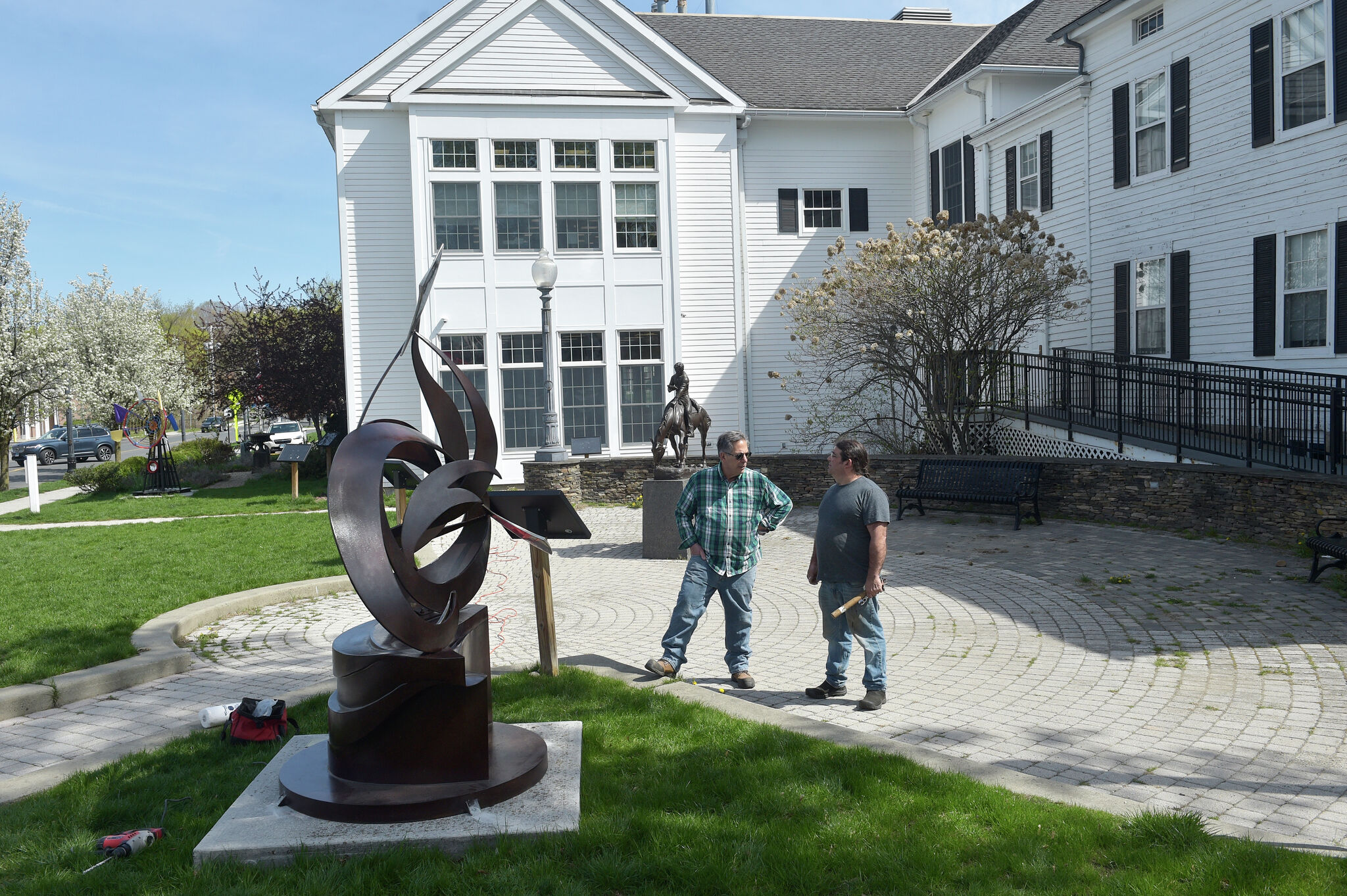 Photos: Bethel adds large-scale sculptures to its downtown landscape