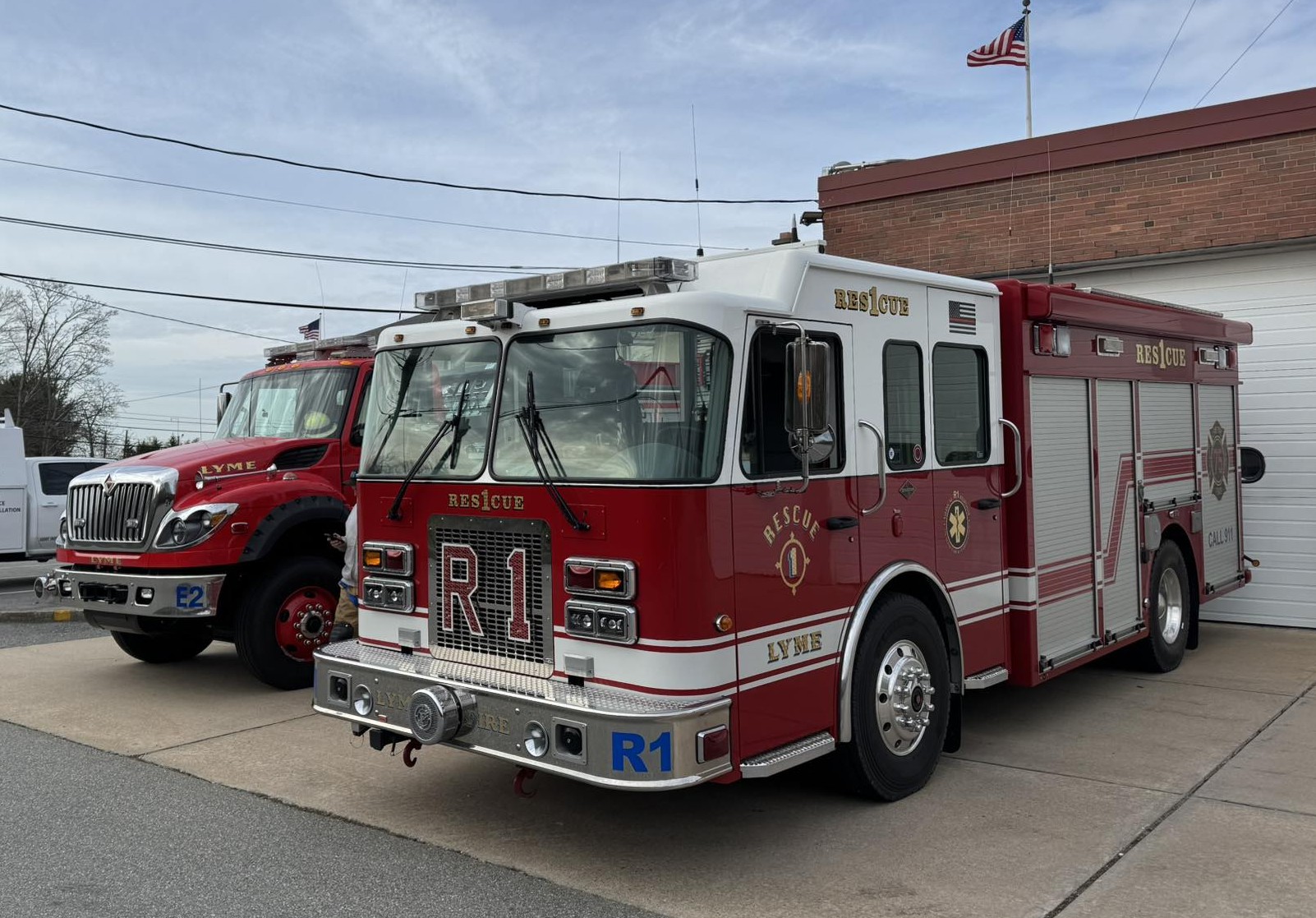Lyme brush fire contained after spreading 50 acres, fire officials say