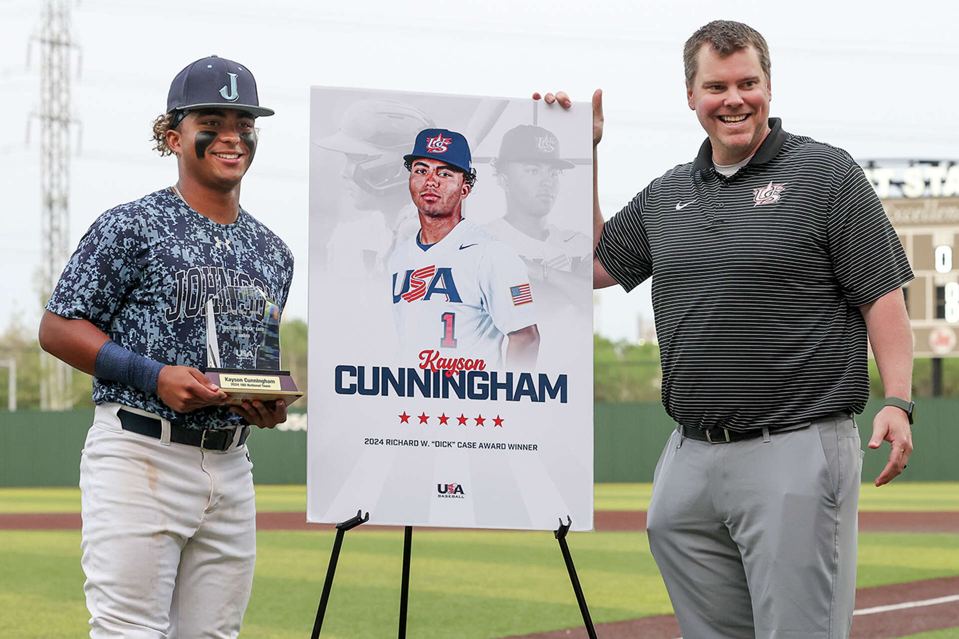 Kayson Cunningham honored as USA Baseball Player of the Year