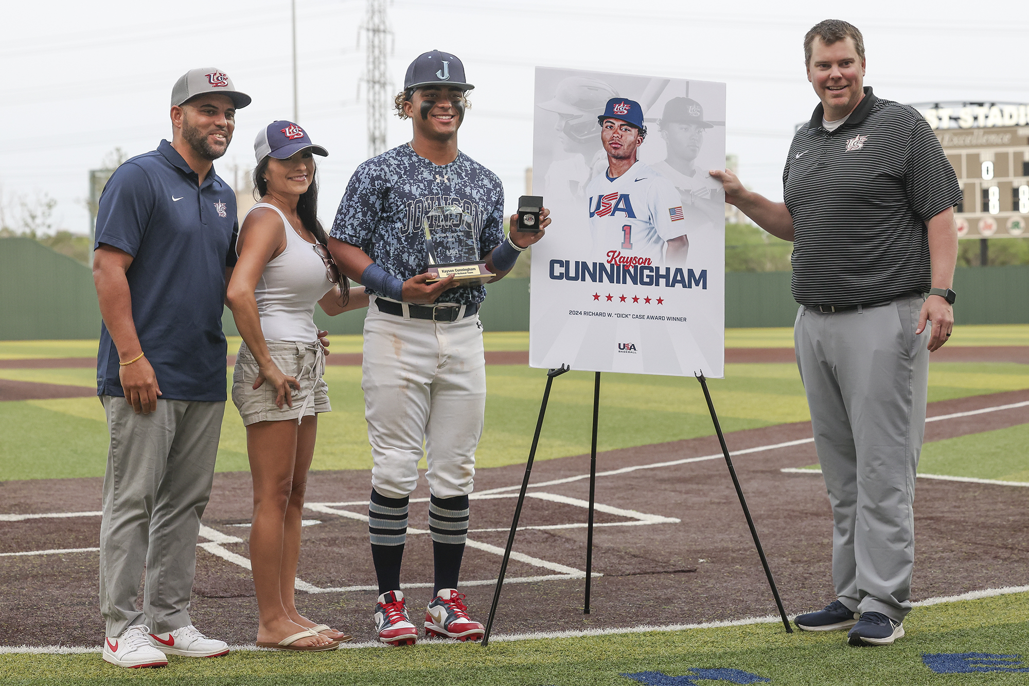 Kayson Cunningham honored as USA Baseball Player of the Year