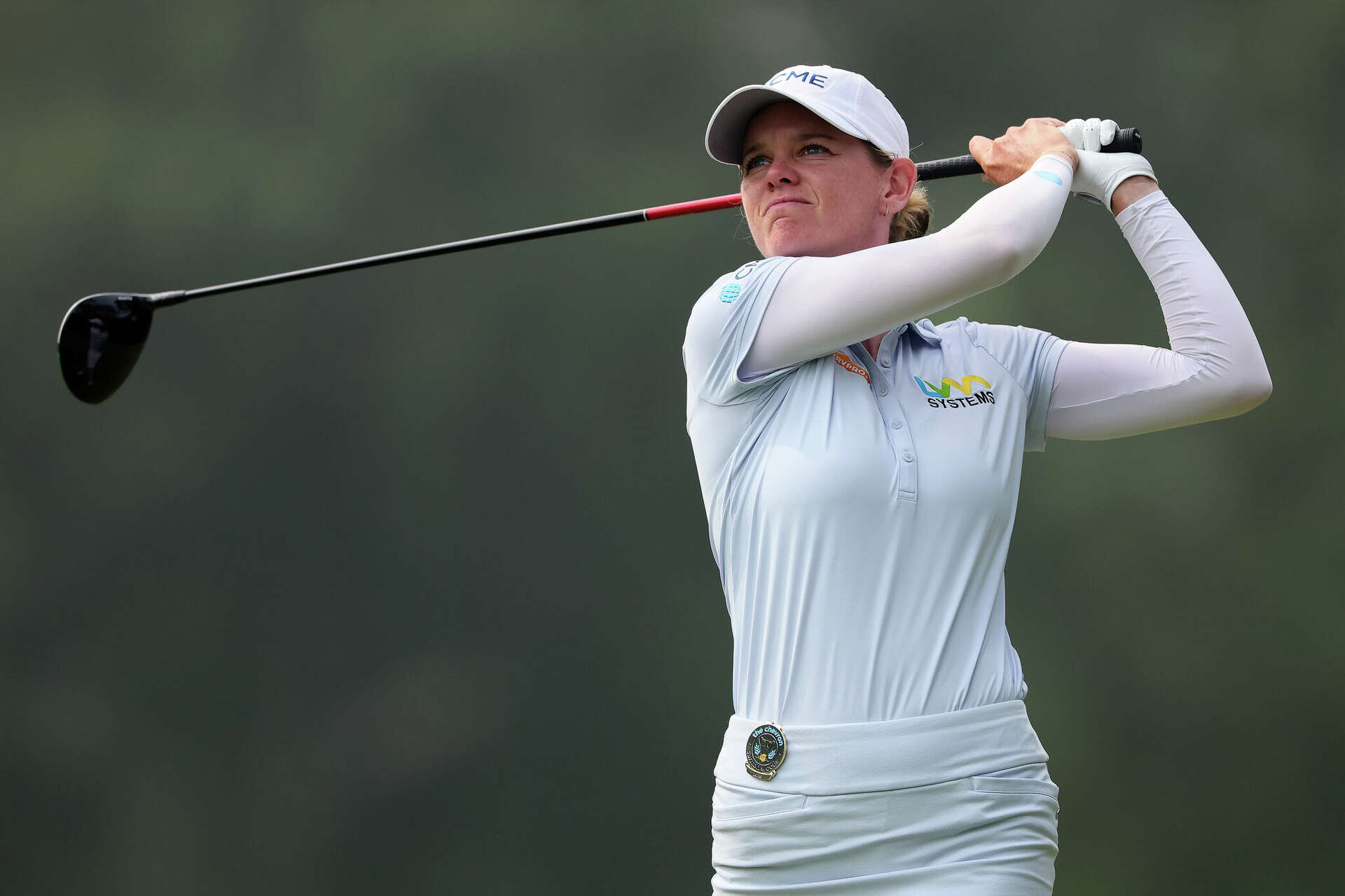 Yan Liu scores a double eagle to take lead at Chevron Championship