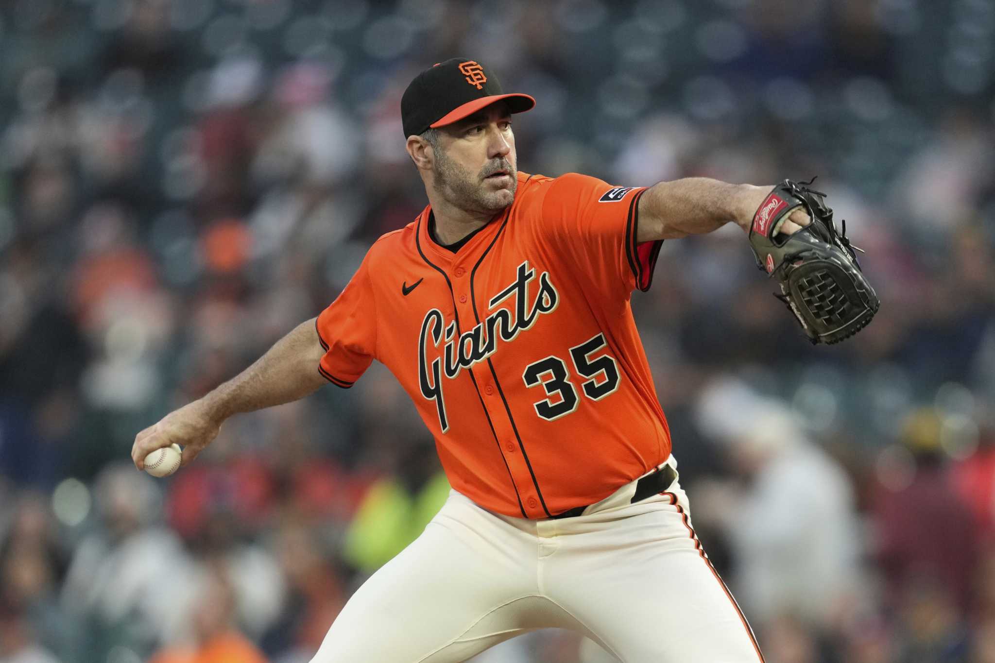 Giants’ offense can’t deliver Justin Verlander first win in 2-0 defeat