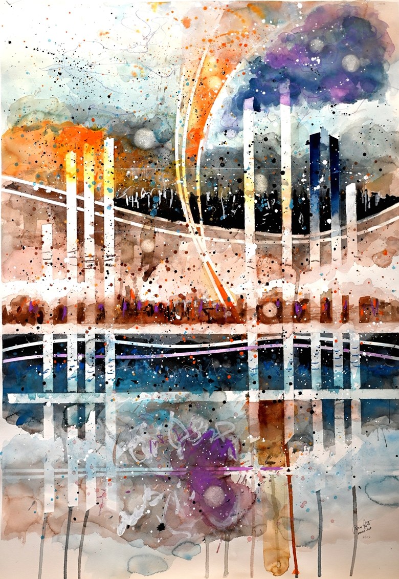 Oliver Art Center to feature father/daughter art exhibit