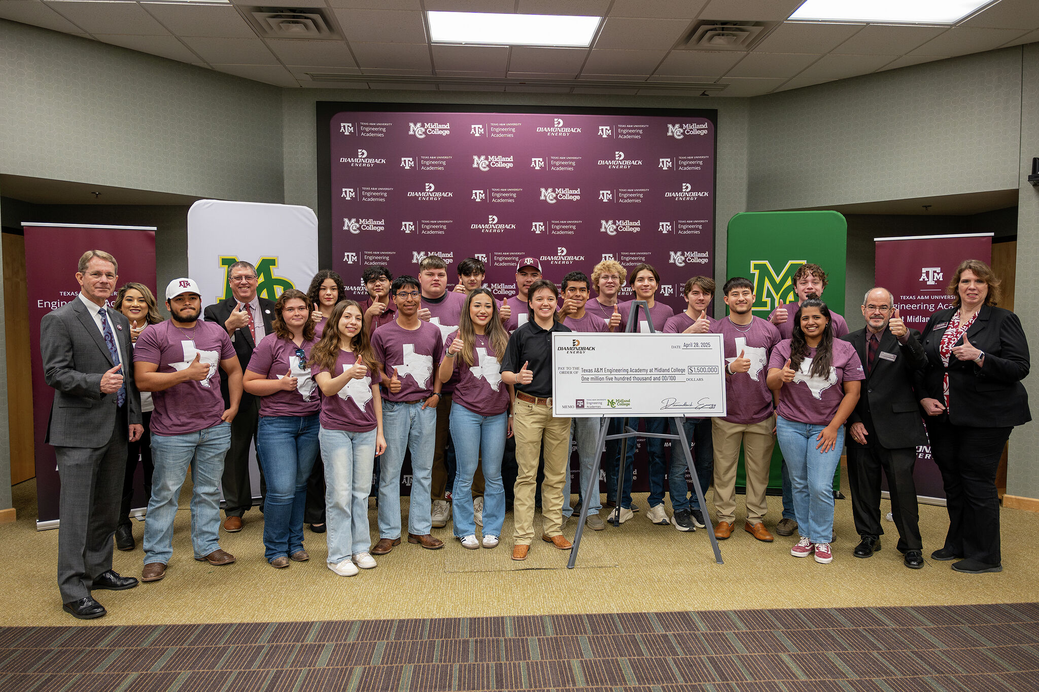 Diamondback donates $1.5M toward Midland College, Texas A&M program