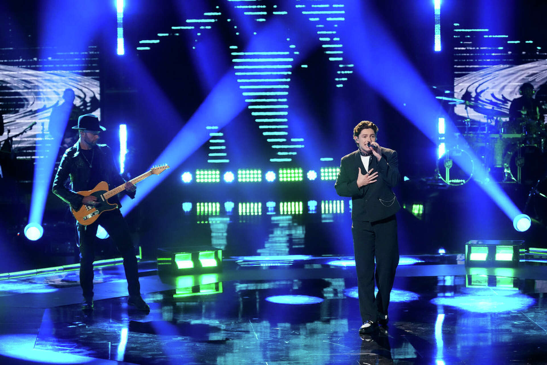 Britton Moore competes on first night of 'Voice' playoffs