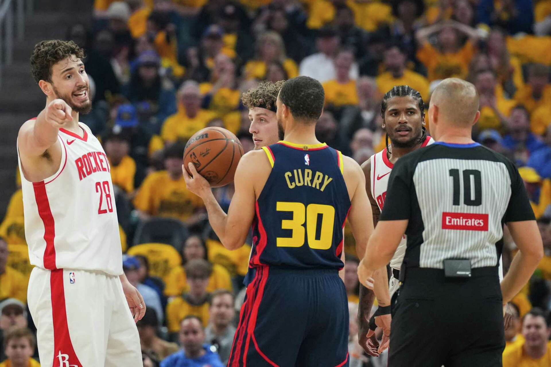 Why Warriors' Pat Spencer was ejected from Game 5 of Rockets series