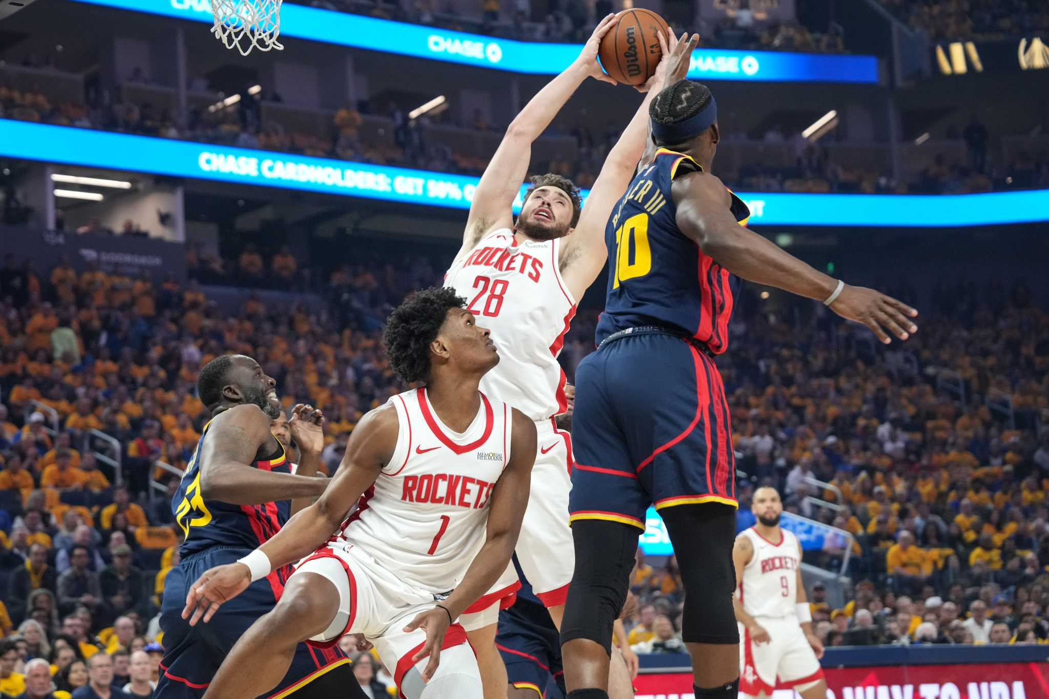 Golden State Warriors hold off Houston Rockets for 3-1 series lead