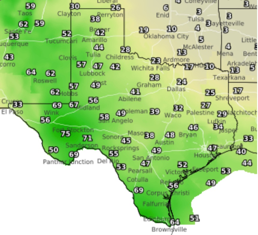 Heavy rain and thunder projected to begin May in Laredo forecast